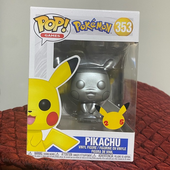Funko | Toys | Pokmon Silver Pikachu Funko Pop | Poshmark